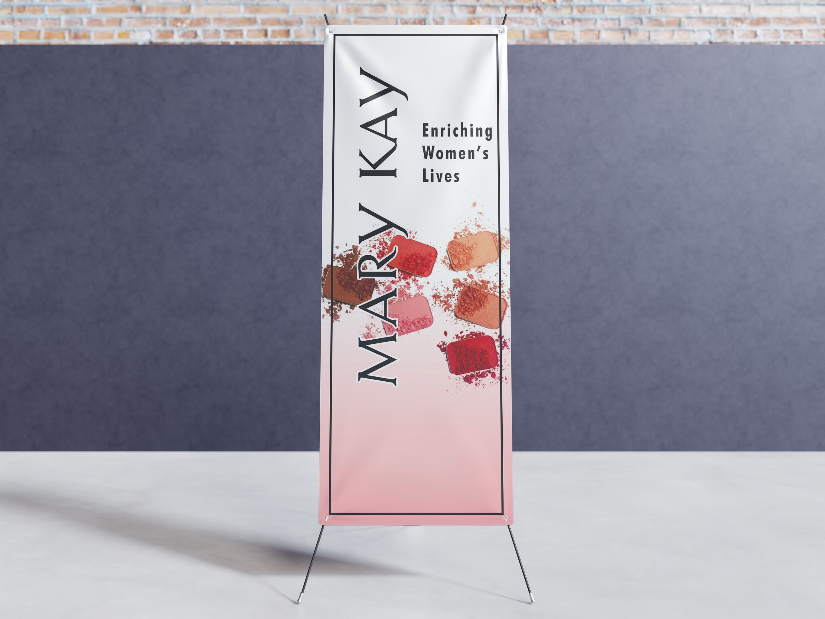 Mary Kay Vertical Banner With X-stand (32"x 71") - Etsy