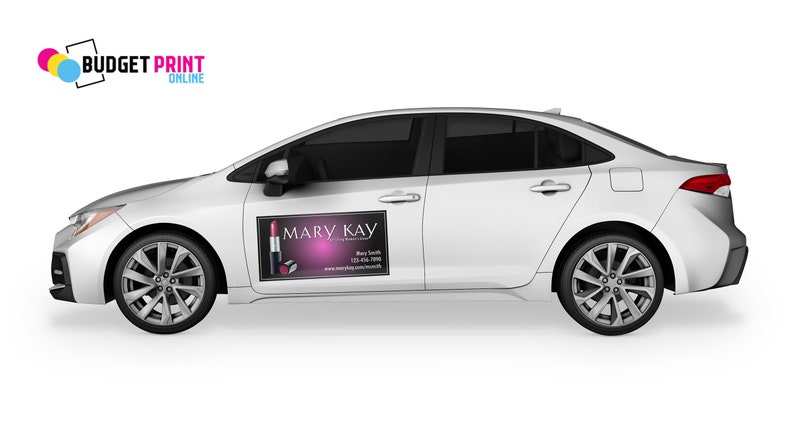 Customizable Mary Kay Car Magnet: Purple Style C (24"w X 12"h) - Etsy