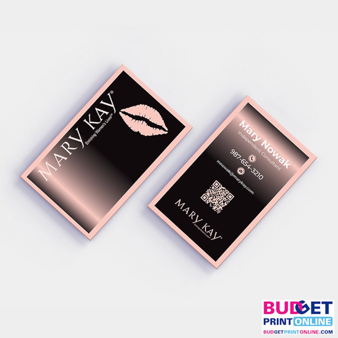 MARY KAY 2 Business Cards - Etsy