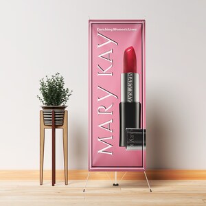Mary Kay Vertical Banner With X-stand: Personalized or Generic - Etsy