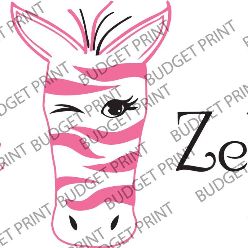 Pink Zebra - Etsy
