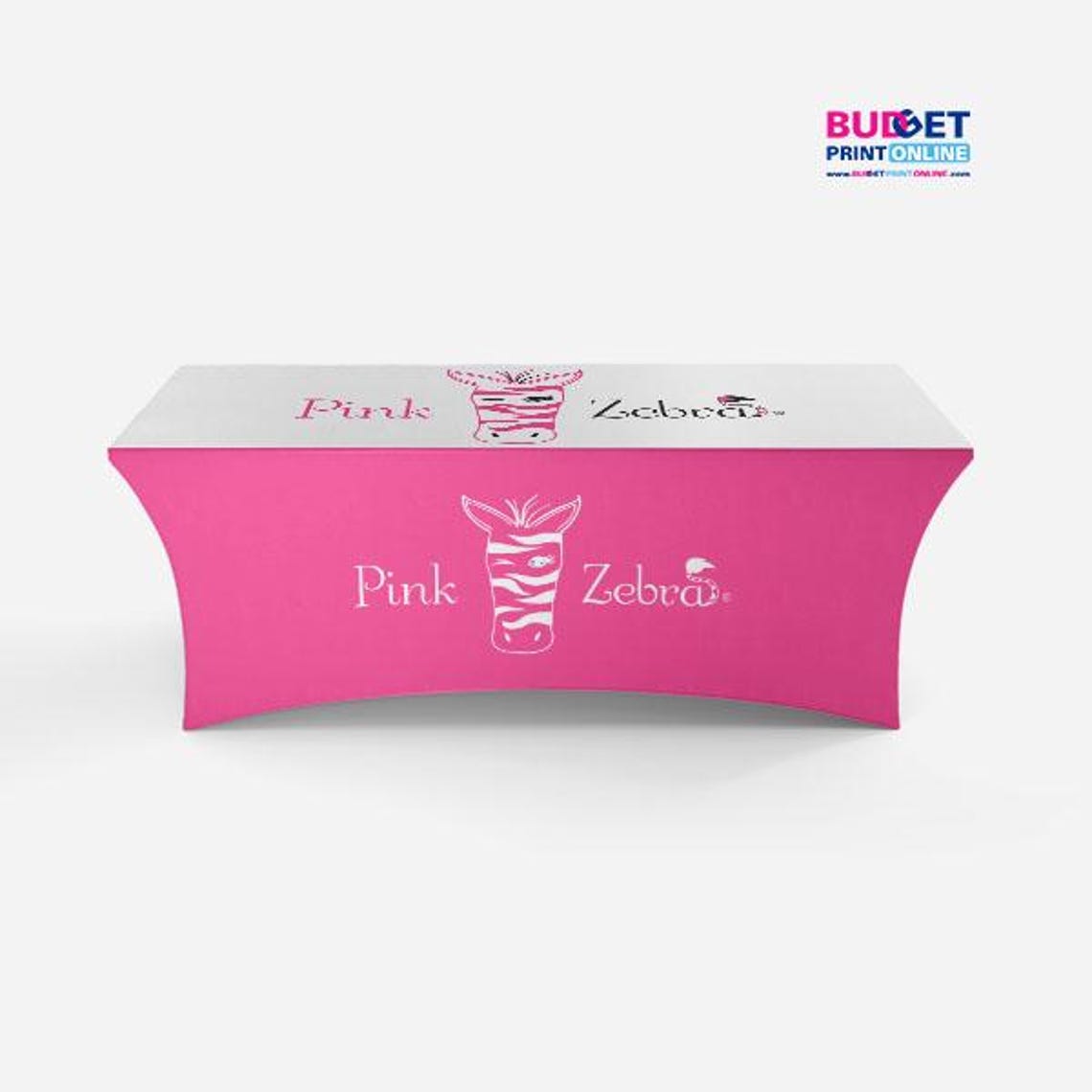 Pink Zebra Table Stretchable Cover High Quality - Etsy