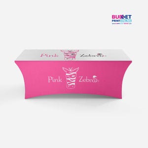 Pink Zebra Table Stretchable Cover | High Quality - Etsy