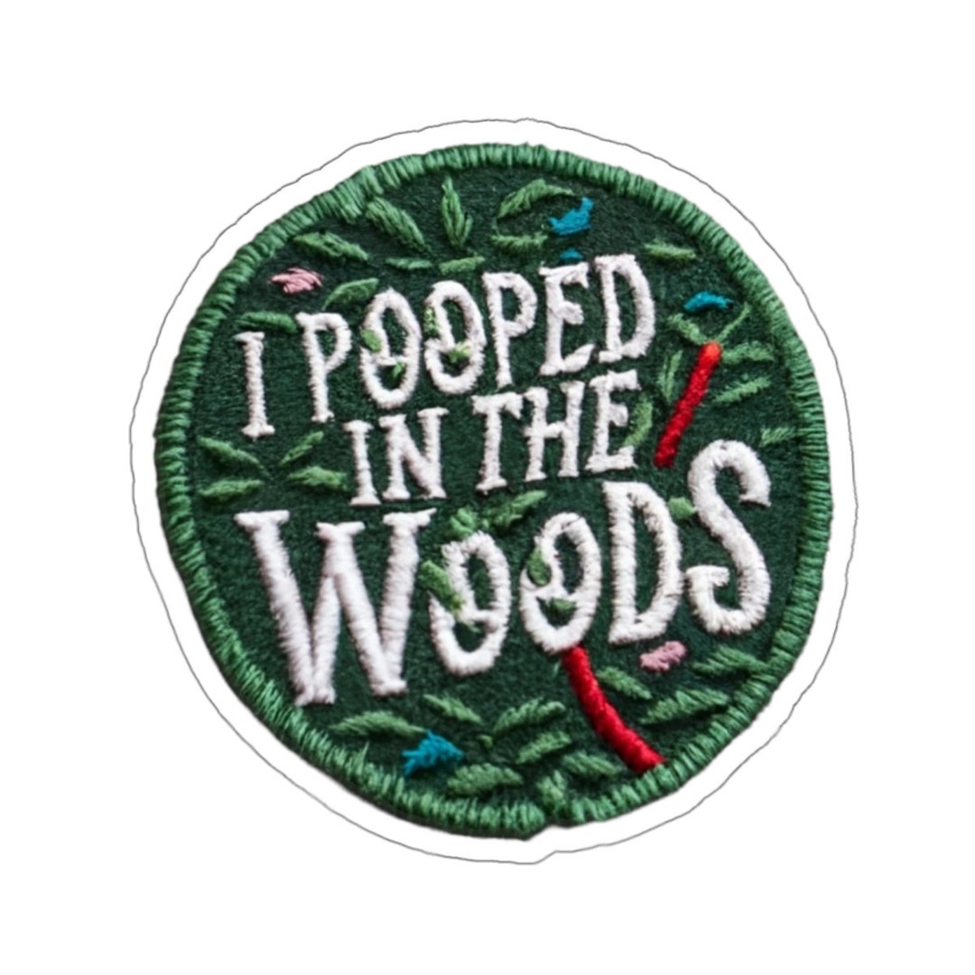 Poop Badge Funny Sticker Perfect Camping Decal for Adults - Etsy