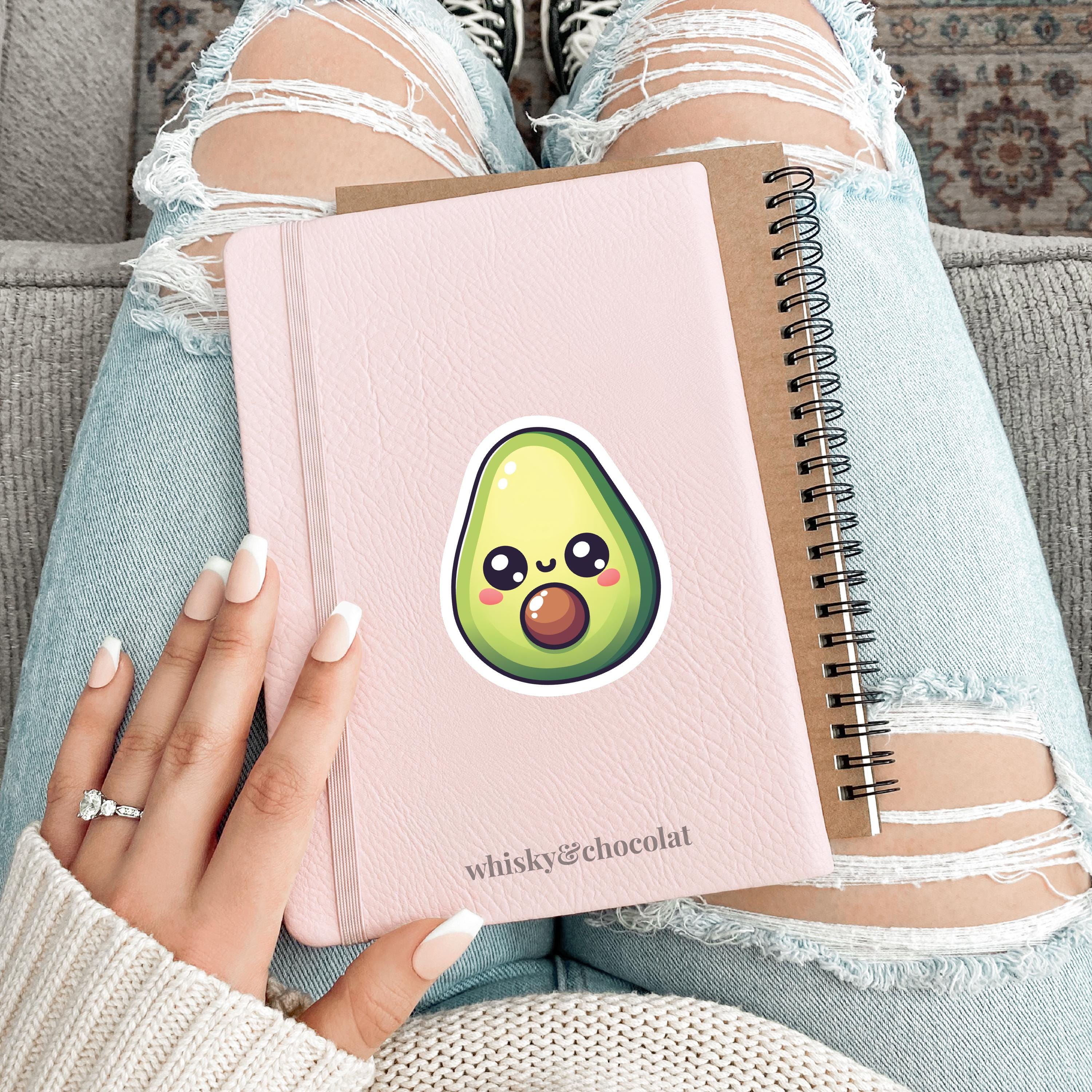 Cute Kawaii Avocado Sticker, Avocado Lovers, Foodie Sticker, Matte ...
