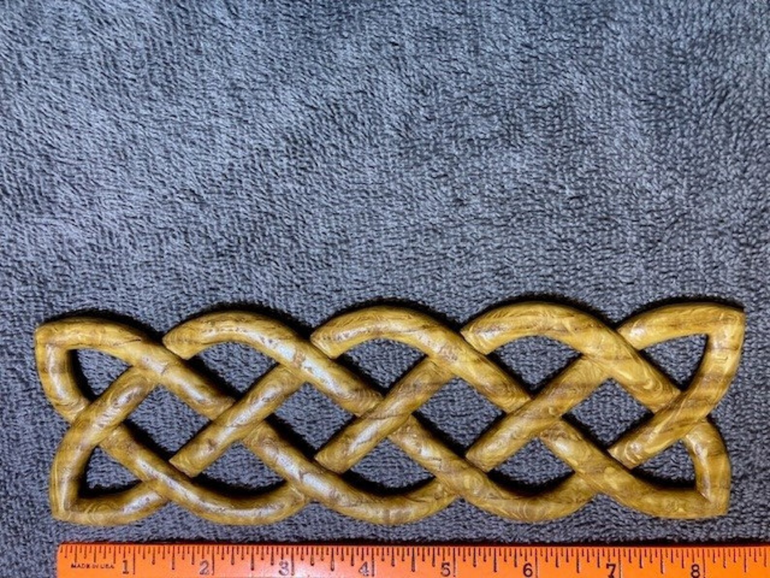 Celtic Knot Hand Carved From Highly Figured Red Oak and Hand Sanded to ...