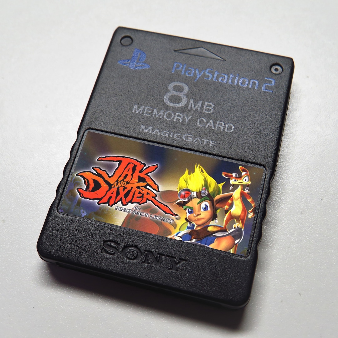 Custom Jak and Daxter Playstation 2 (PS2) Memory Card Stickers - You ...