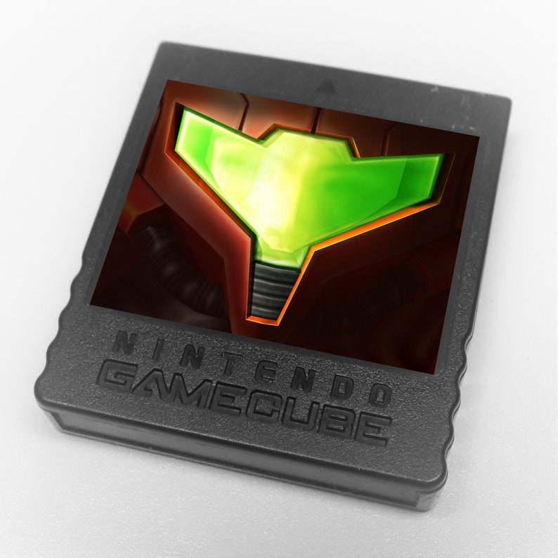 Custom Metroid Nintendo Gamecube Memory Card Stickers - Etsy
