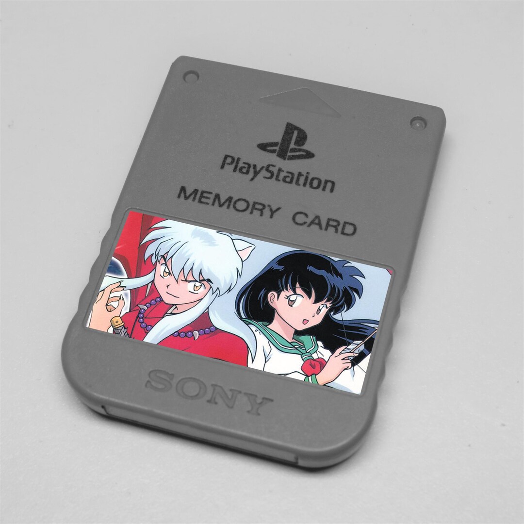 Custom Inuyasha Playstation Memory Card Stickers You Pick - Etsy
