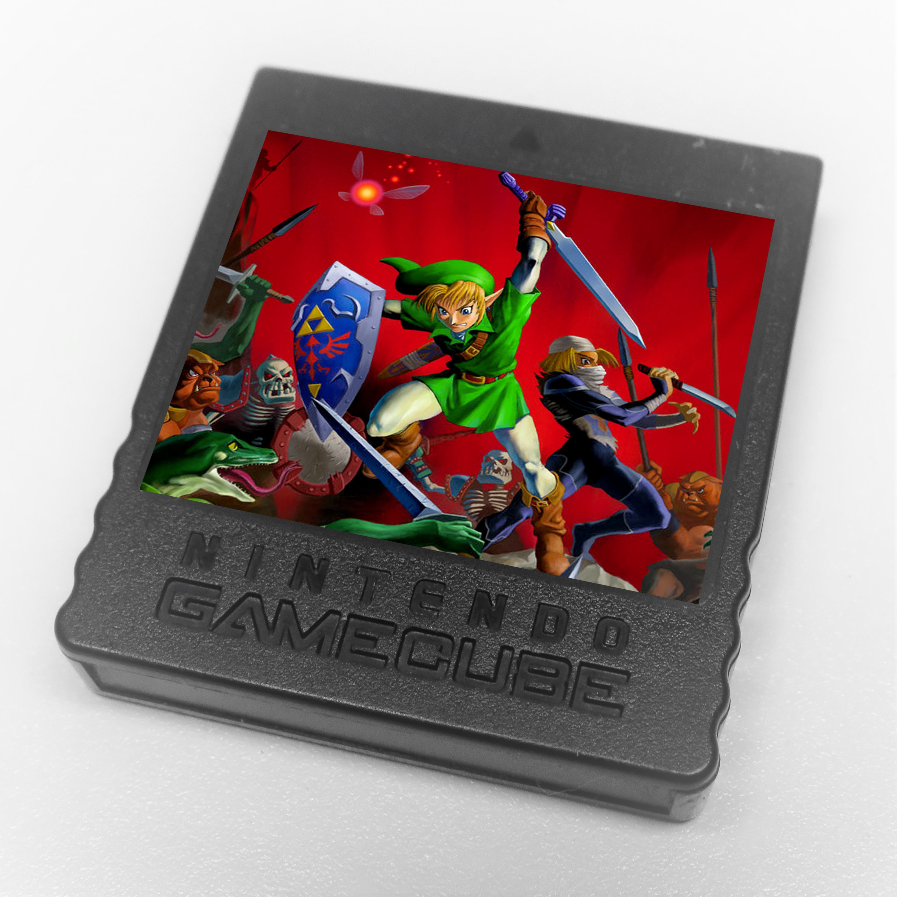 Custom the Legend of Zelda N64 Nintendo Gamecube Memory Card Stickers ...