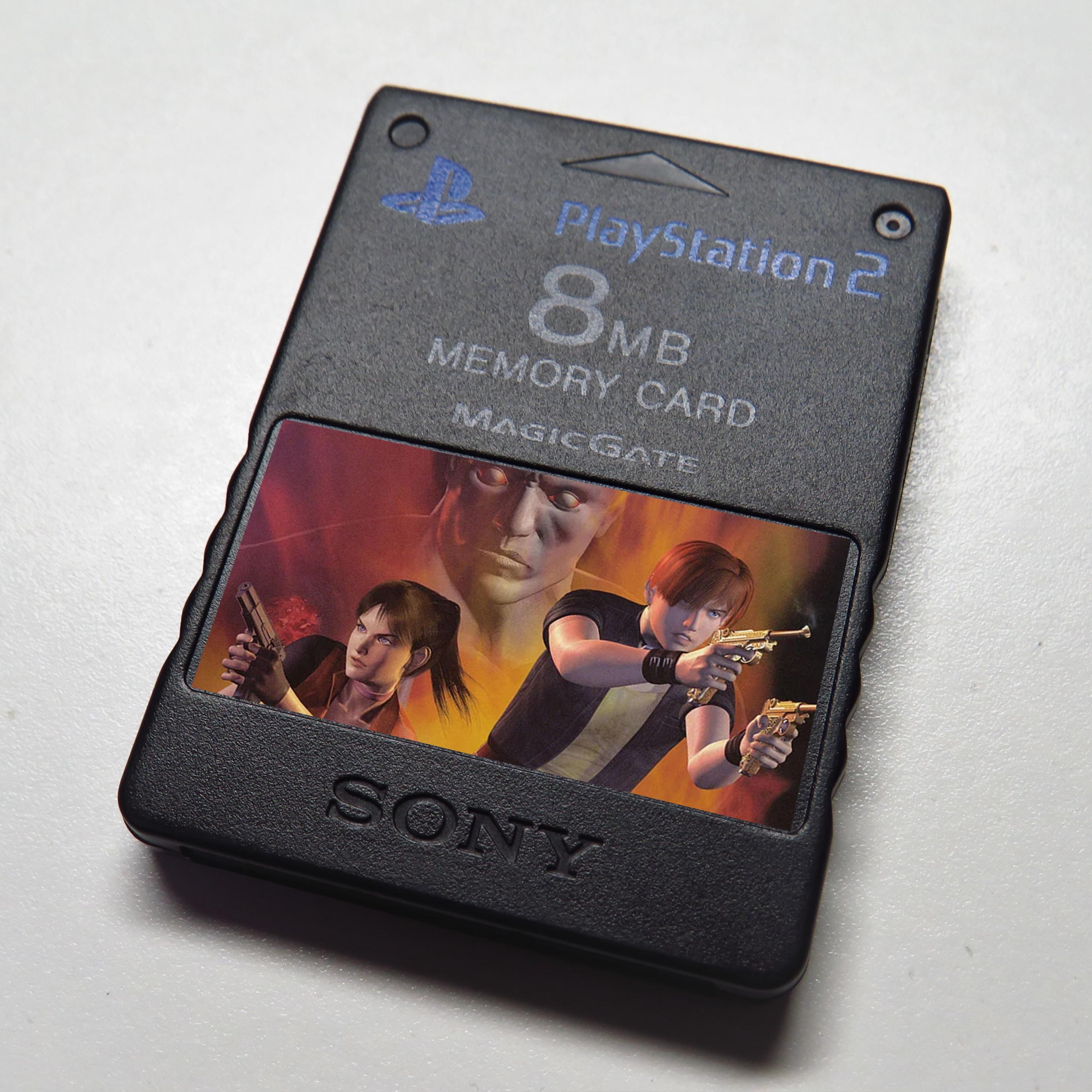 Custom Resident Evil Playstation Memory Card Stickers - You Pick! - Etsy