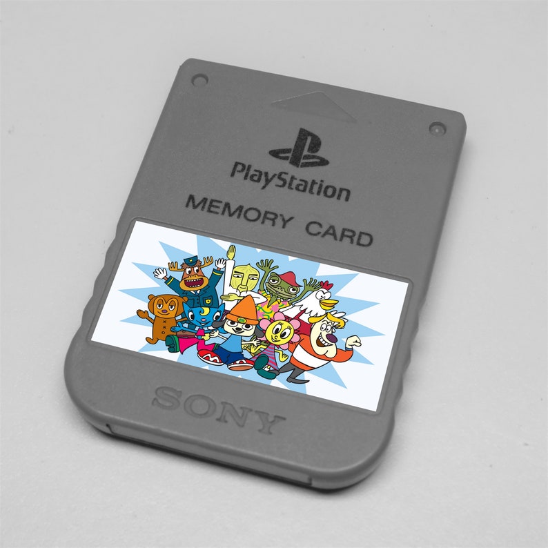 Custom Parappa the Rapper Playstation Memory Card Stickers You Pick - Etsy