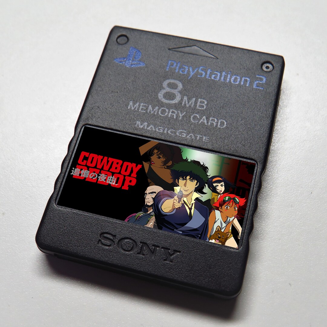 Custom Cowboy Bebop Playstation Memory Card Stickers You Pick - Etsy