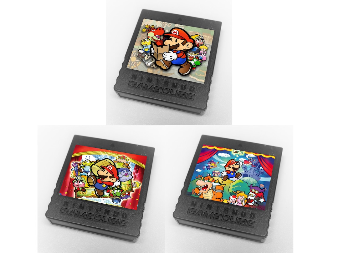 Custom Paper Mario: the Thousand Year Door Nintendo Gamecube Memory ...