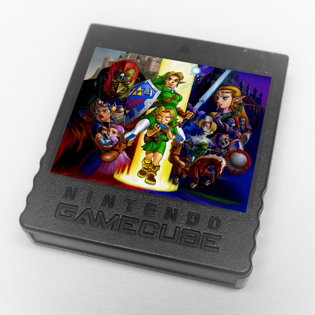 Custom the Legend of Zelda N64 Nintendo Gamecube Memory Card Stickers ...