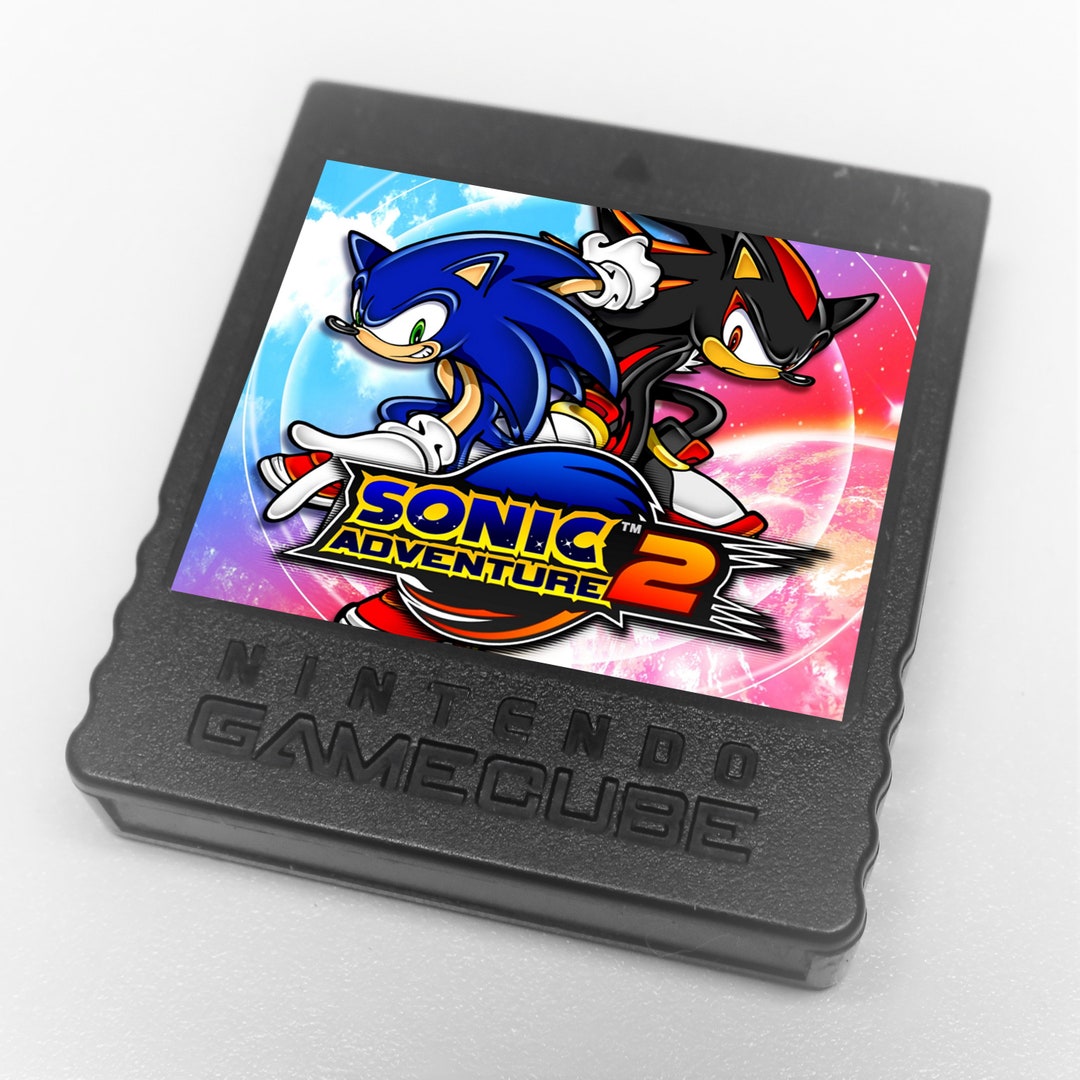 Custom Sonic Adventure 2: Battle Nintendo Gamecube Memory Card Stickers ...