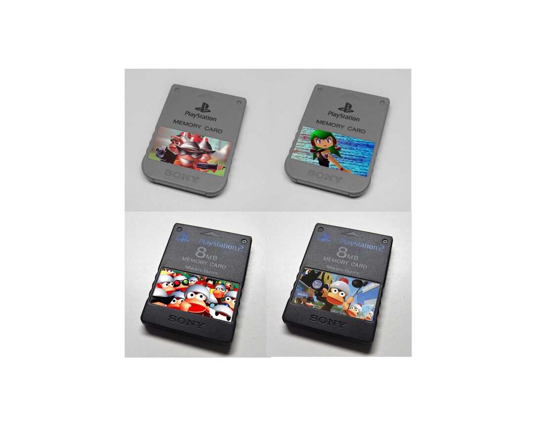 Custom Ape Escape Playstation Memory Card Stickers You Pick - Etsy
