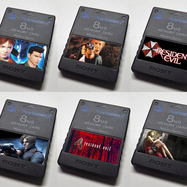 Ps2 Memory Card Stickers - Etsy