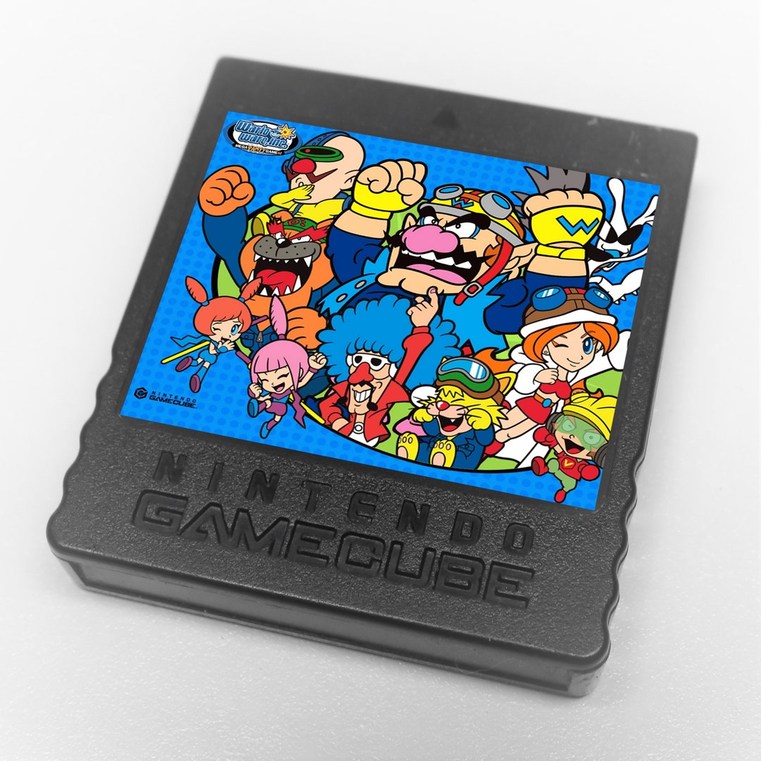 Custom Warioware, Inc. Nintendo Gamecube Memory Card Stickers - Etsy