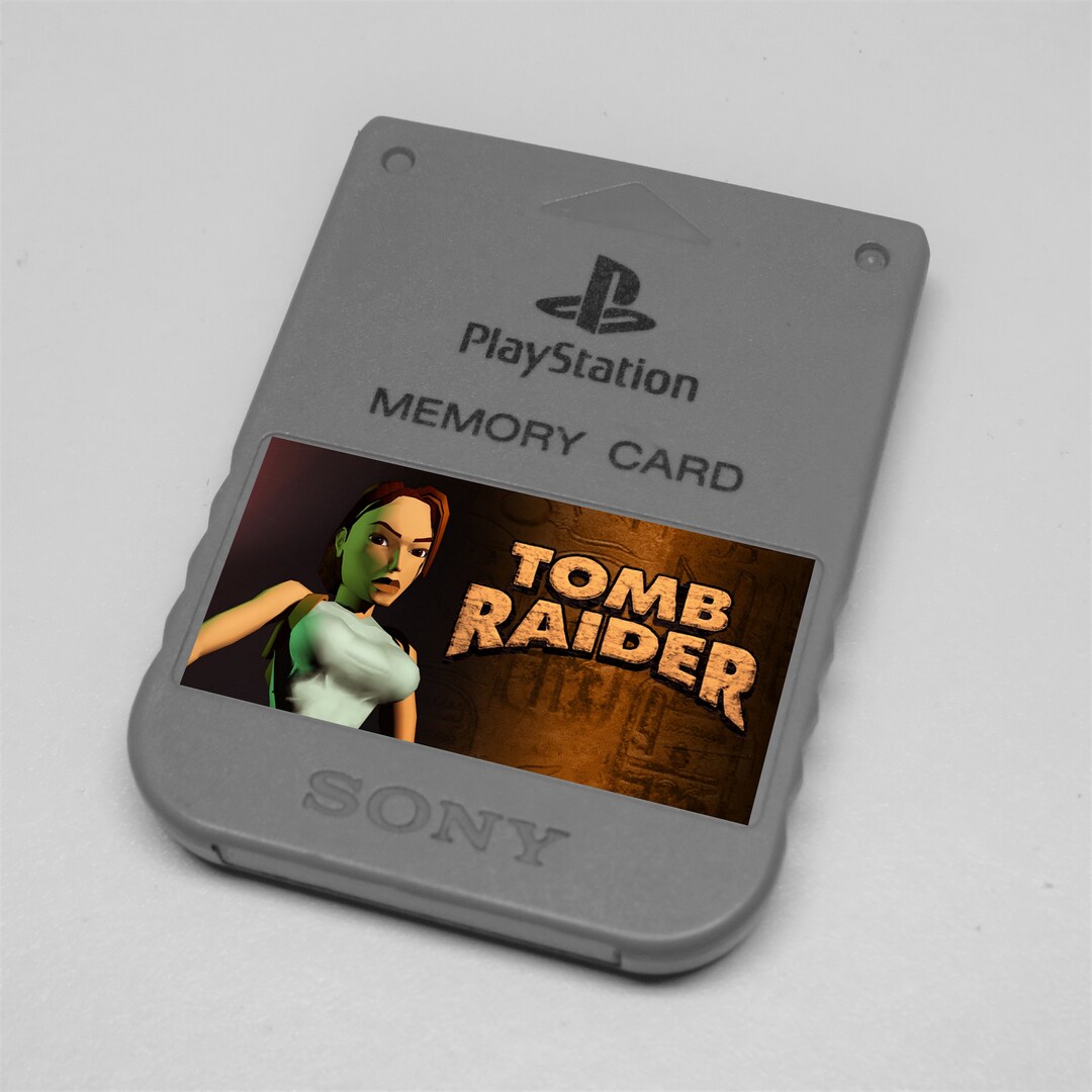Custom Tomb Raider Playstation Memory Card Stickers - You Pick! - Etsy