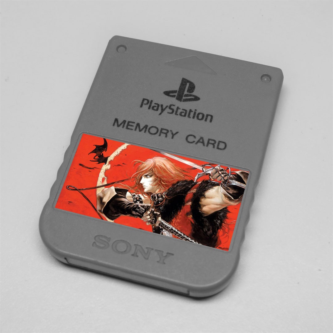 Custom Castlevania Playstation Memory Card Stickers You Pick - Etsy