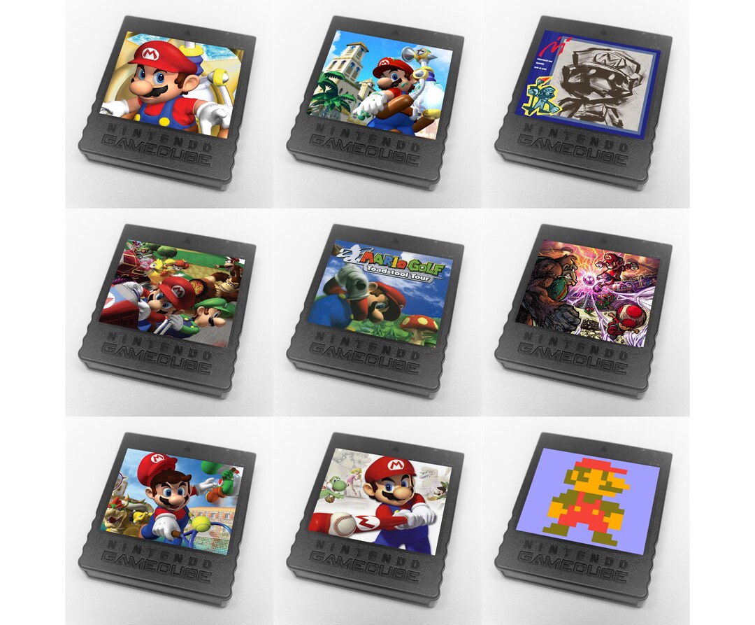 Custom Super Mario Sunshine, Mario Kart / Golf / Strikers Nintendo ...