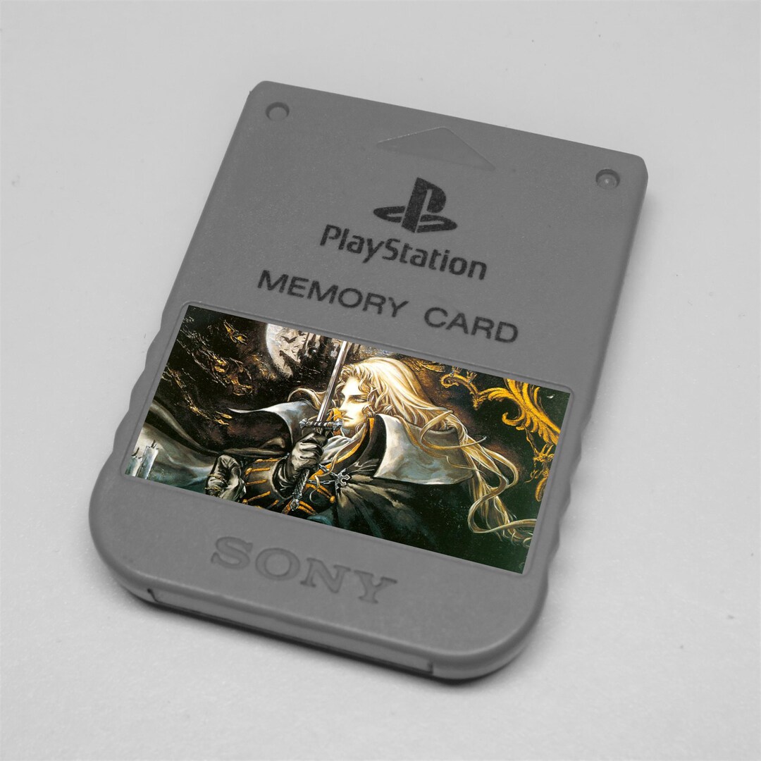 Custom Castlevania Playstation Memory Card Stickers - You Pick! - Etsy