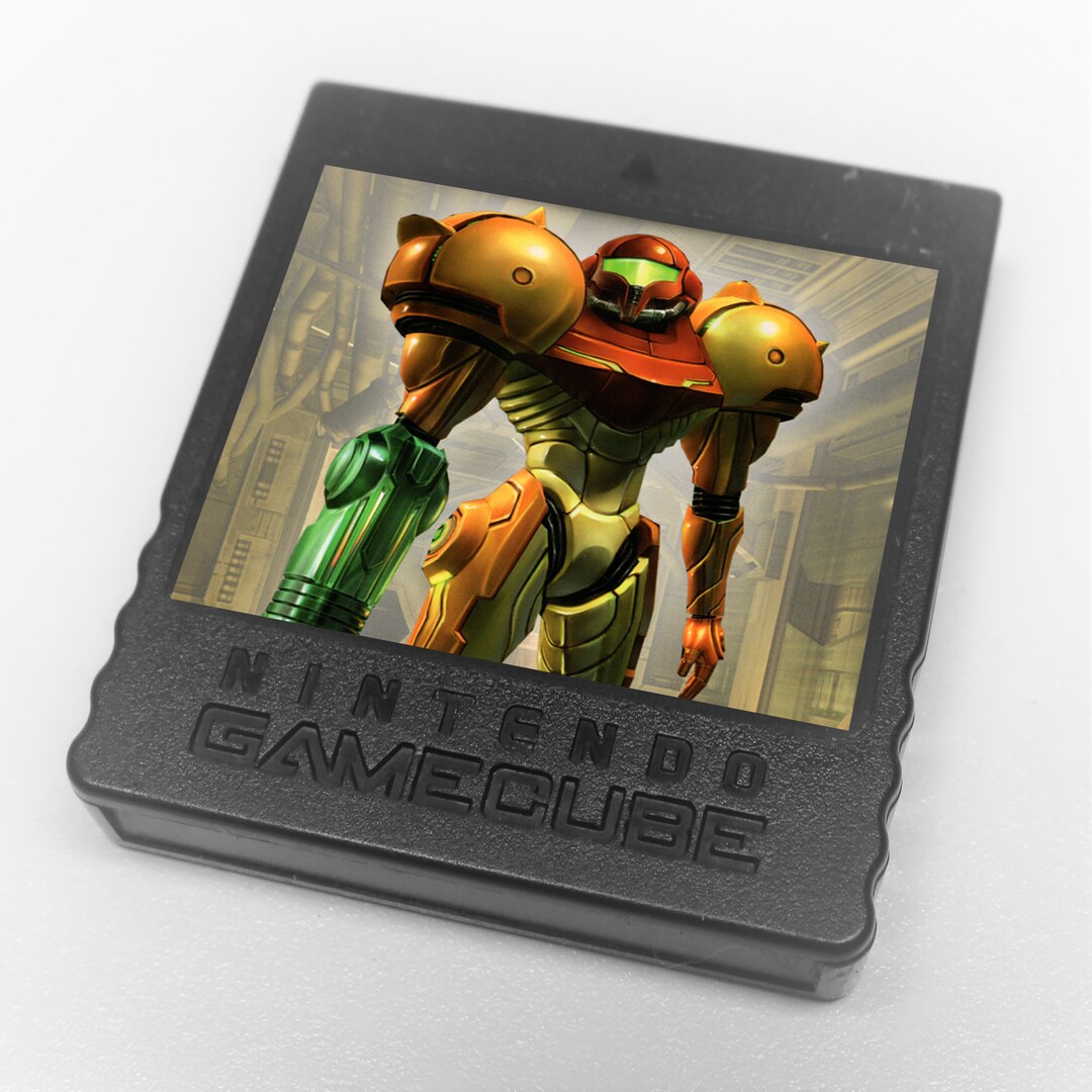 Custom Metroid Nintendo Gamecube Memory Card Stickers - Etsy