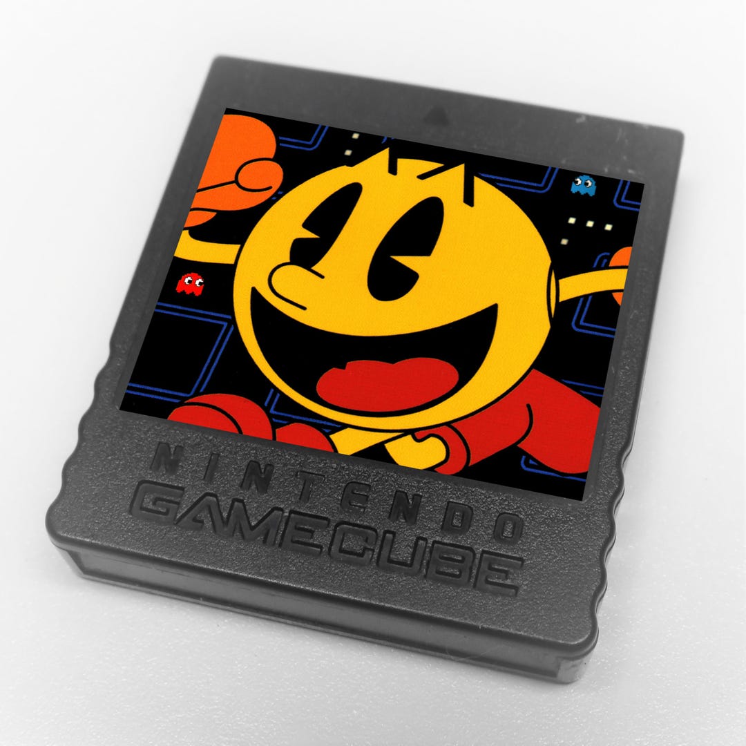 Custom Pac-man Nintendo Gamecube Memory Card Stickers - Etsy