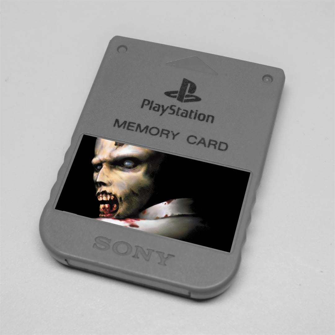 Custom Resident Evil Playstation Memory Card Stickers - You Pick! - Etsy