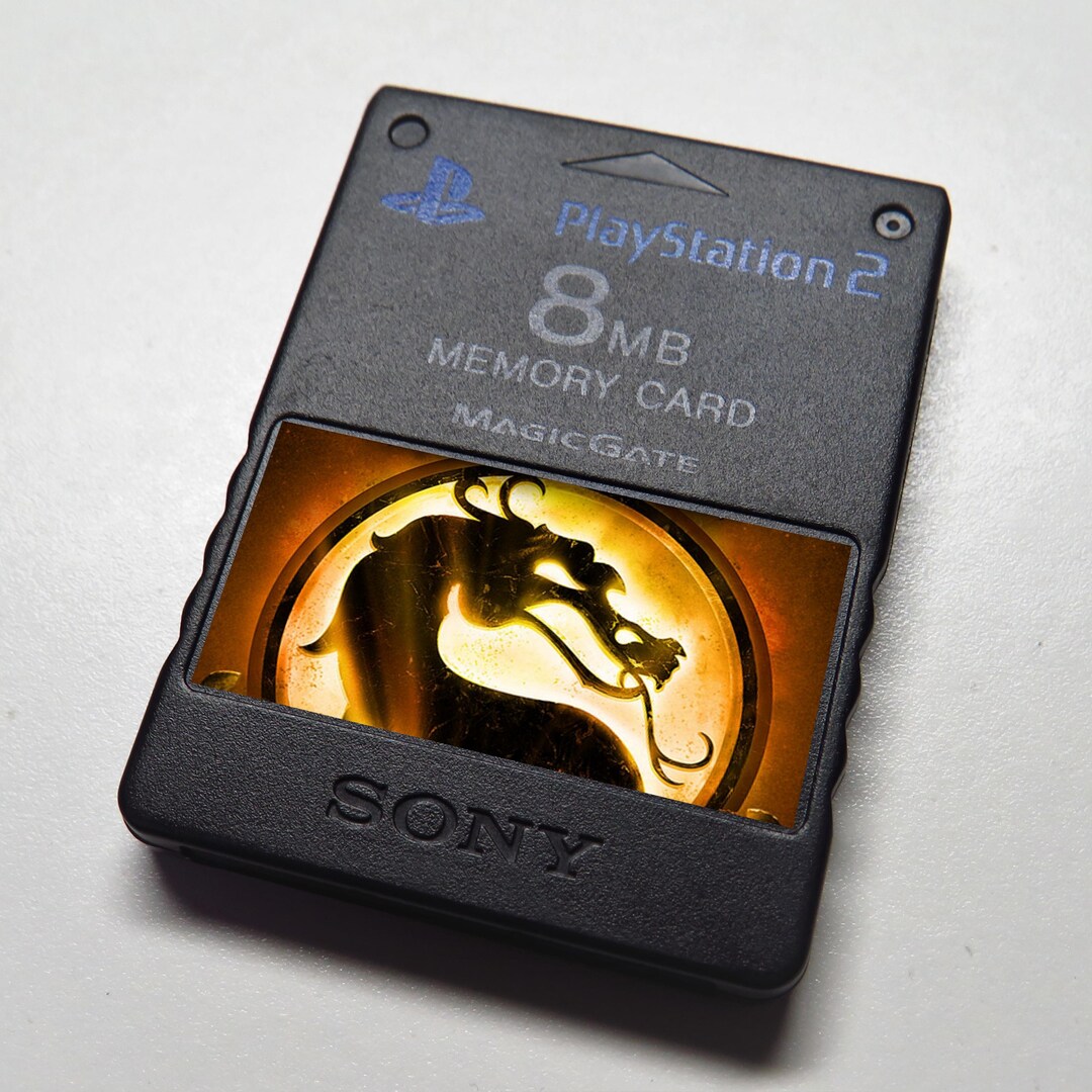 Custom Mortal Kombat Playstation Memory Card Stickers - You Pick! - Etsy