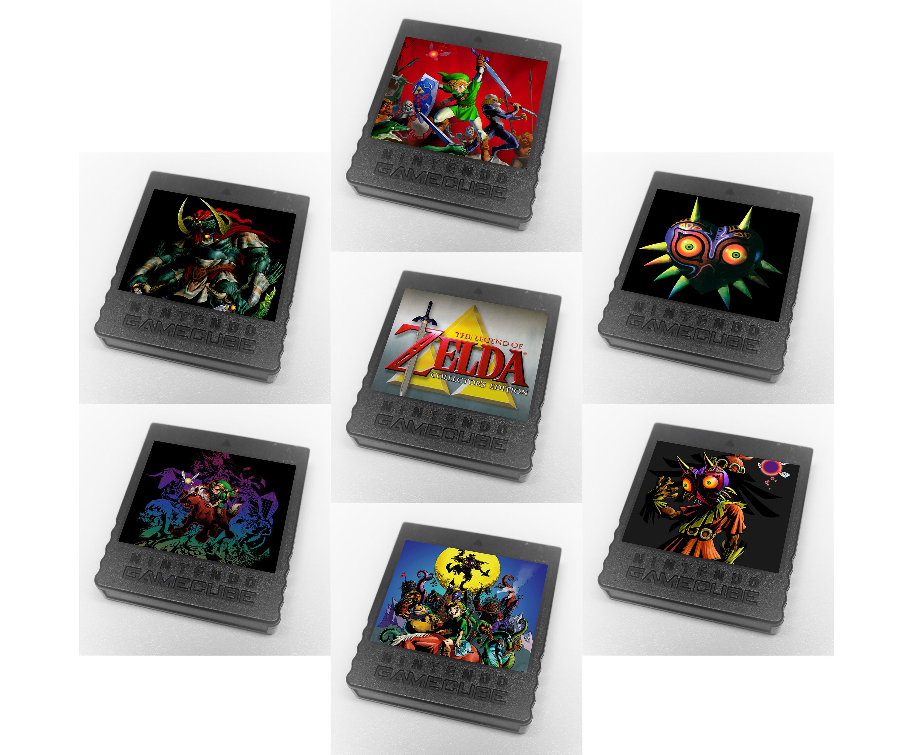 Custom the Legend of Zelda N64 Nintendo Gamecube Memory Card Stickers ...