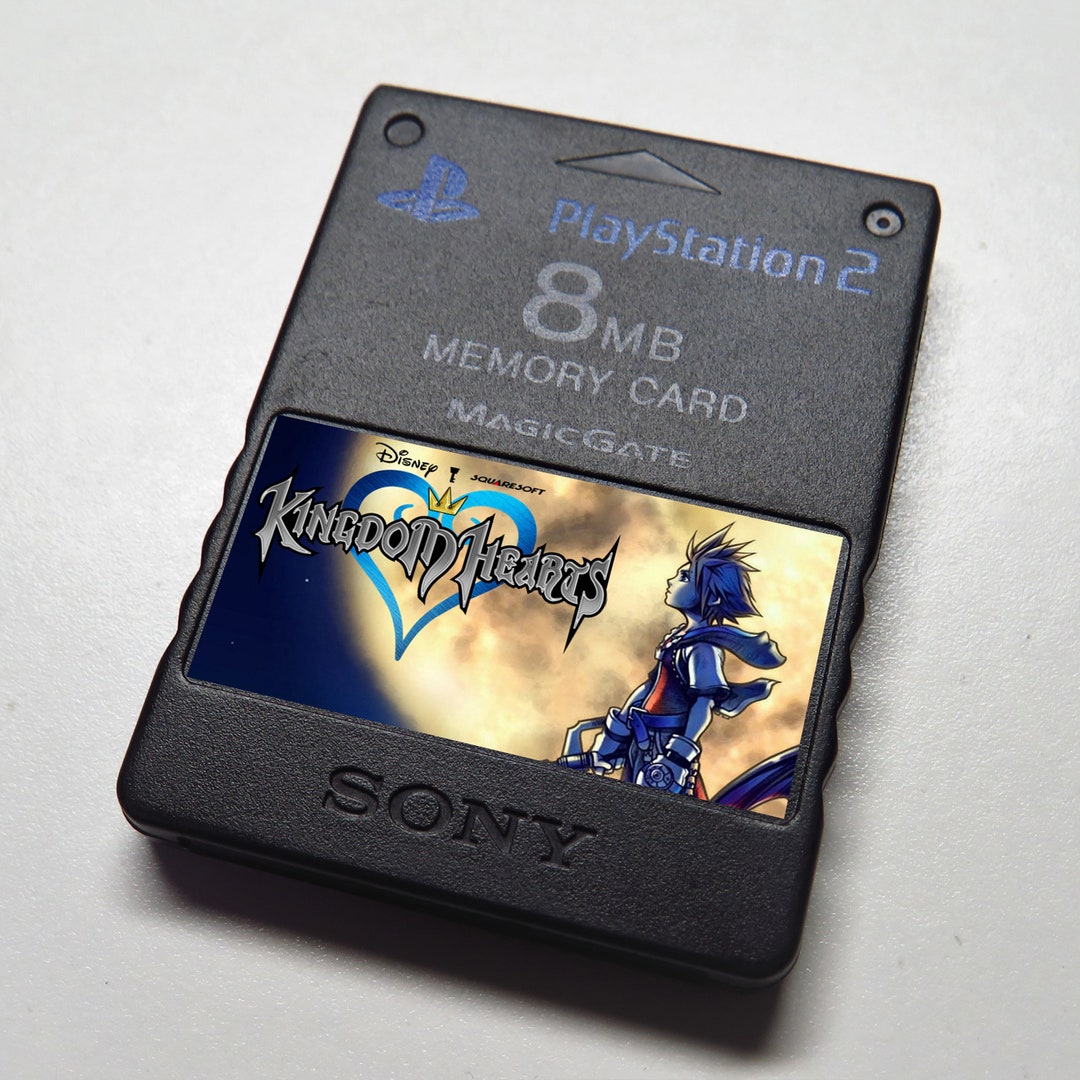 Custom Kingdom Hearts Playstation 2 (PS2) Memory Card Stickers - You ...