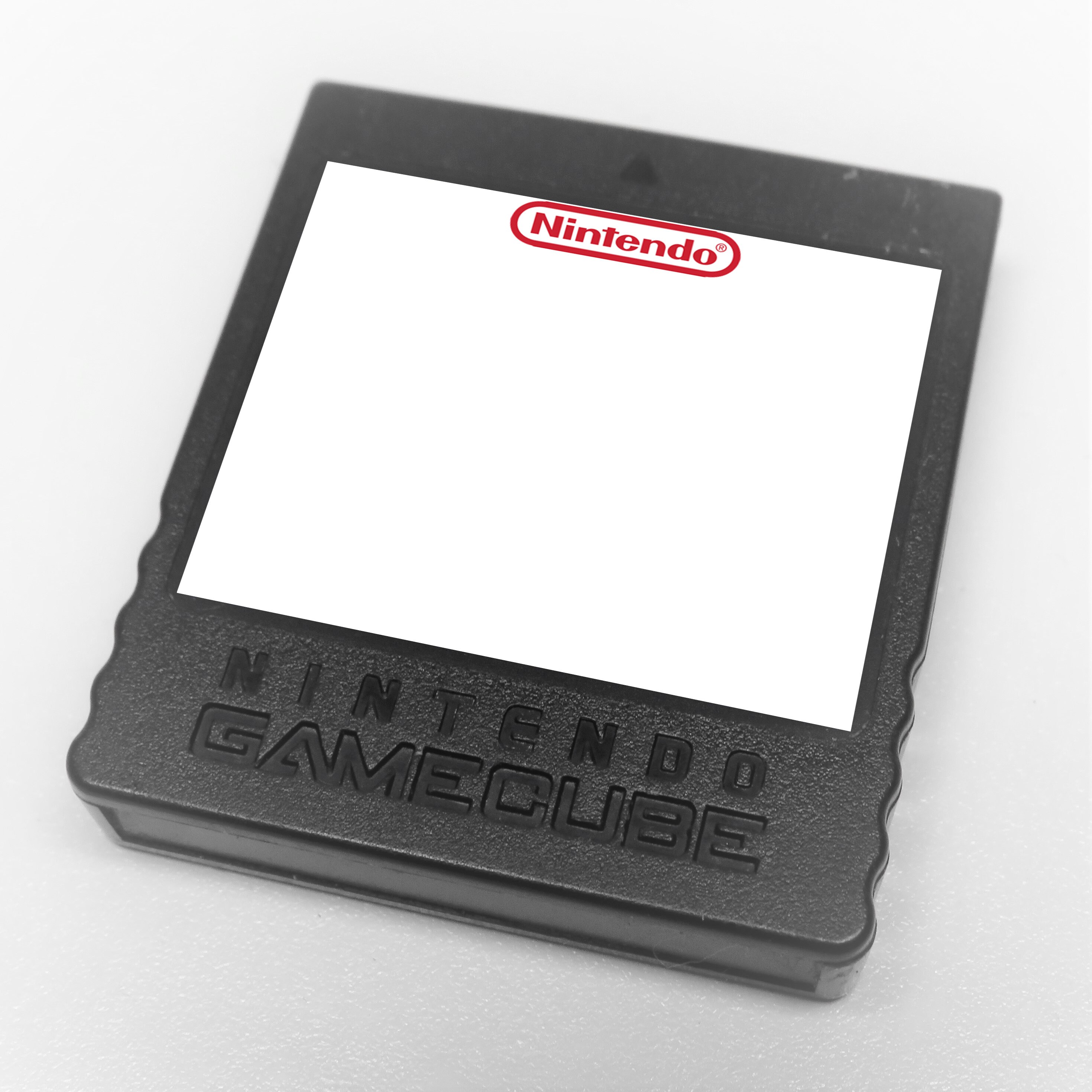 Custom Gamecube Logo, Swiss, Blank, and Notes Nintendo Gamecube Memory ...