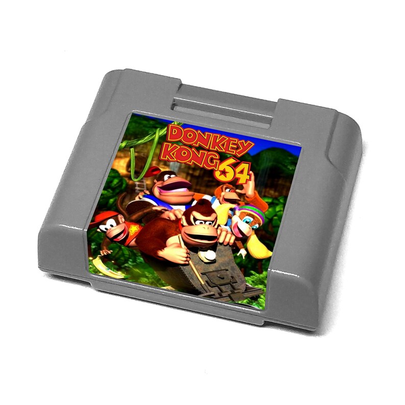 Custom Rareware Nintendo 64 (N64) Memory Card and Rumble Pak Stickers ...
