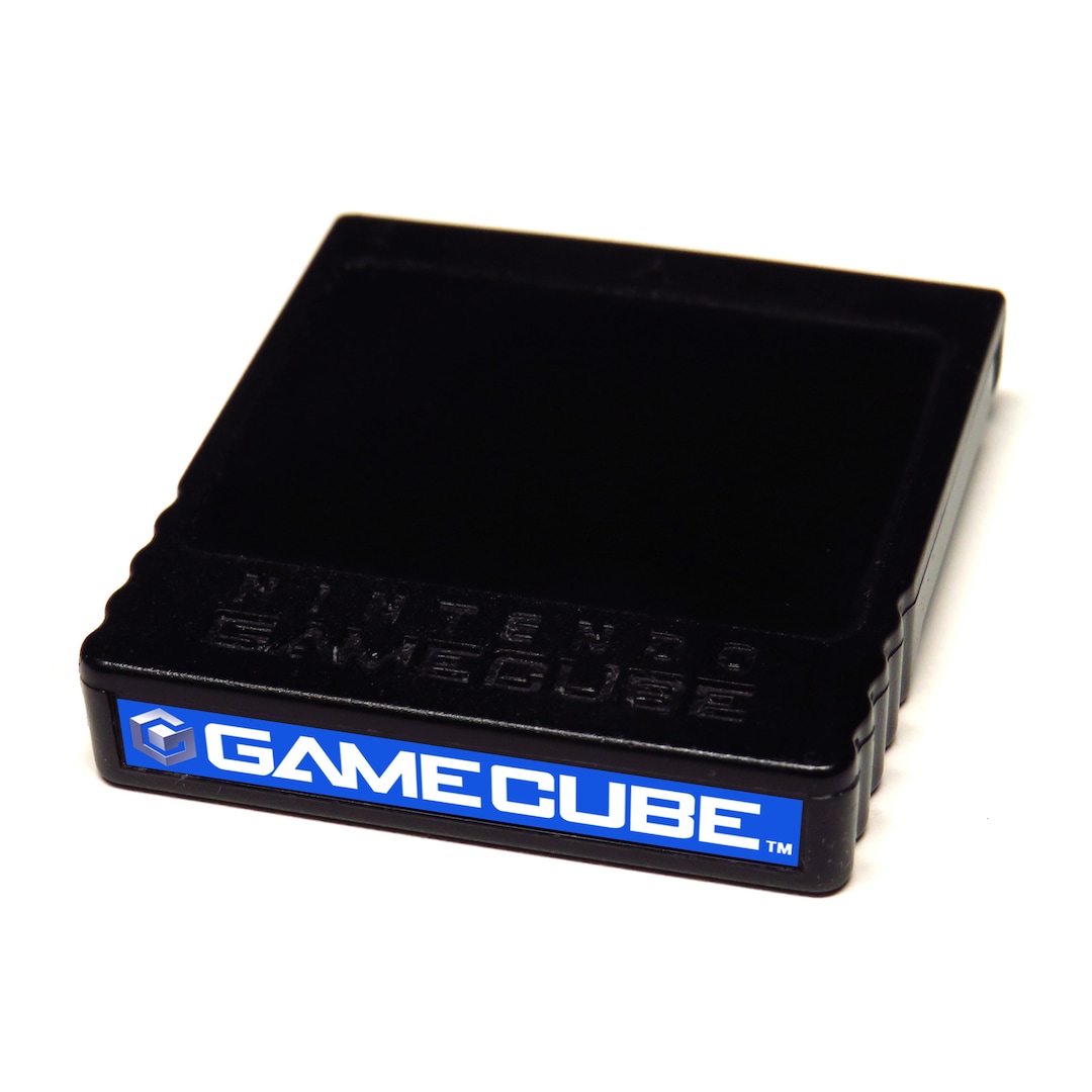 Gamecube Logo - Custom Nintendo Gamecube Memory Card Sticker (front) - Etsy