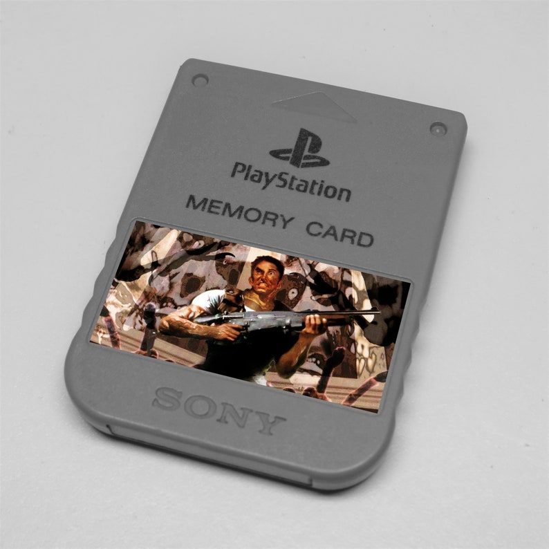 Custom Resident Evil Playstation Memory Card Stickers You Pick - Etsy