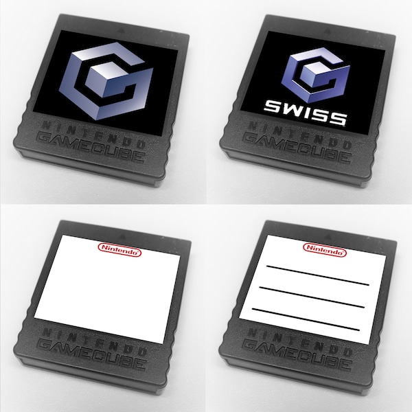 Gamecube Memory Card Stickers - Etsy