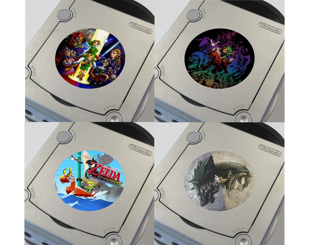 Custom the Legend of Zelda Nintendo Gamecube Console Jewel Stickers - Etsy
