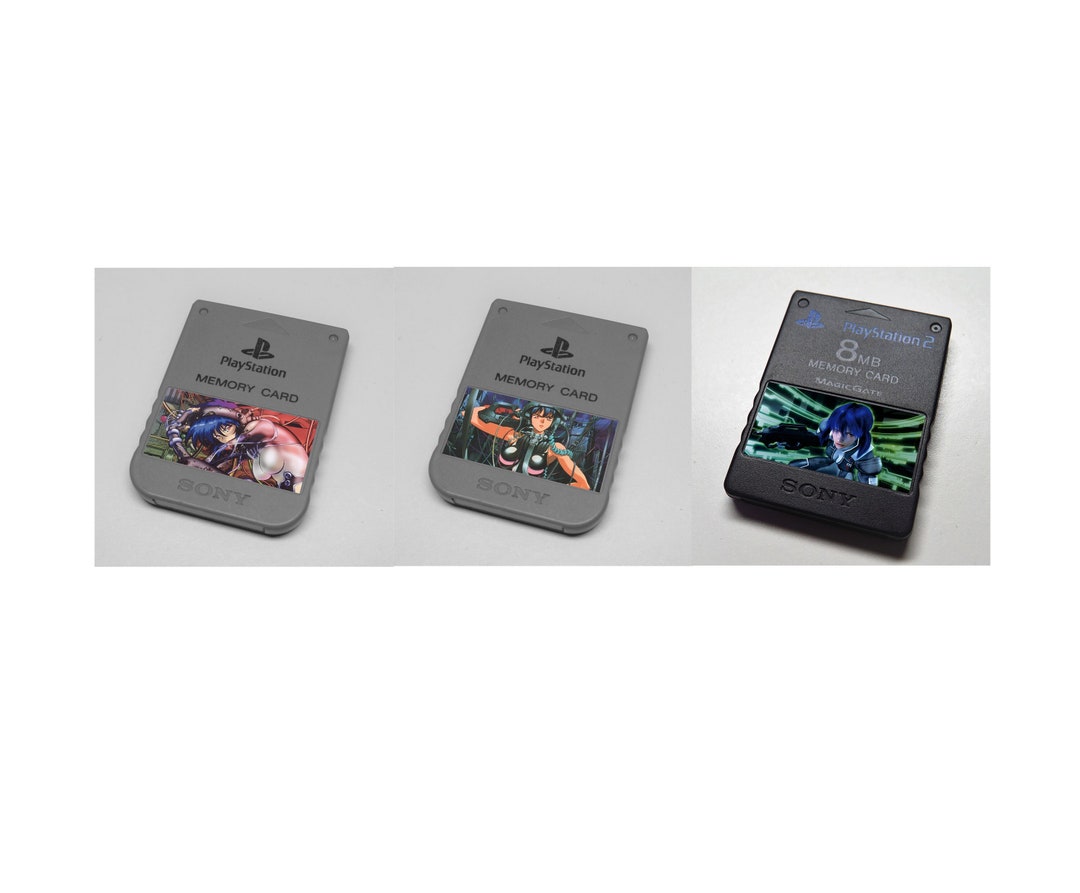 Custom Ghost in the Shell Playstation Memory Card Stickers You Pick - Etsy