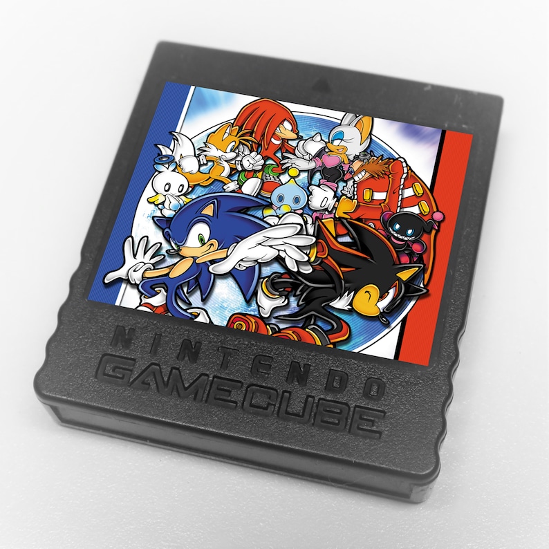 Custom Sonic Adventure 2 Nintendo Gamecube Memory Card Stickers - Etsy