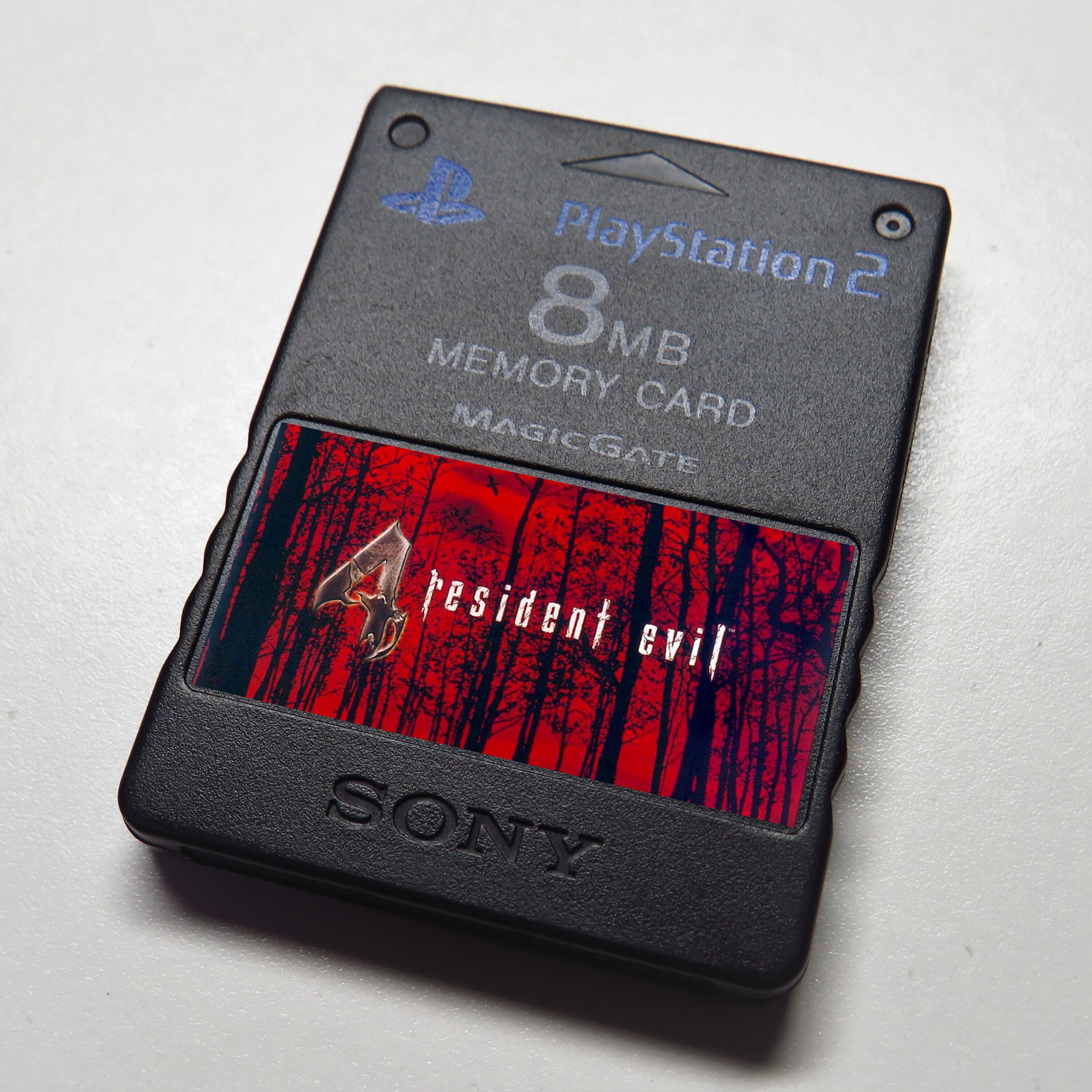Custom Resident Evil Playstation 2 PS2 Memory Card Stickers - Etsy