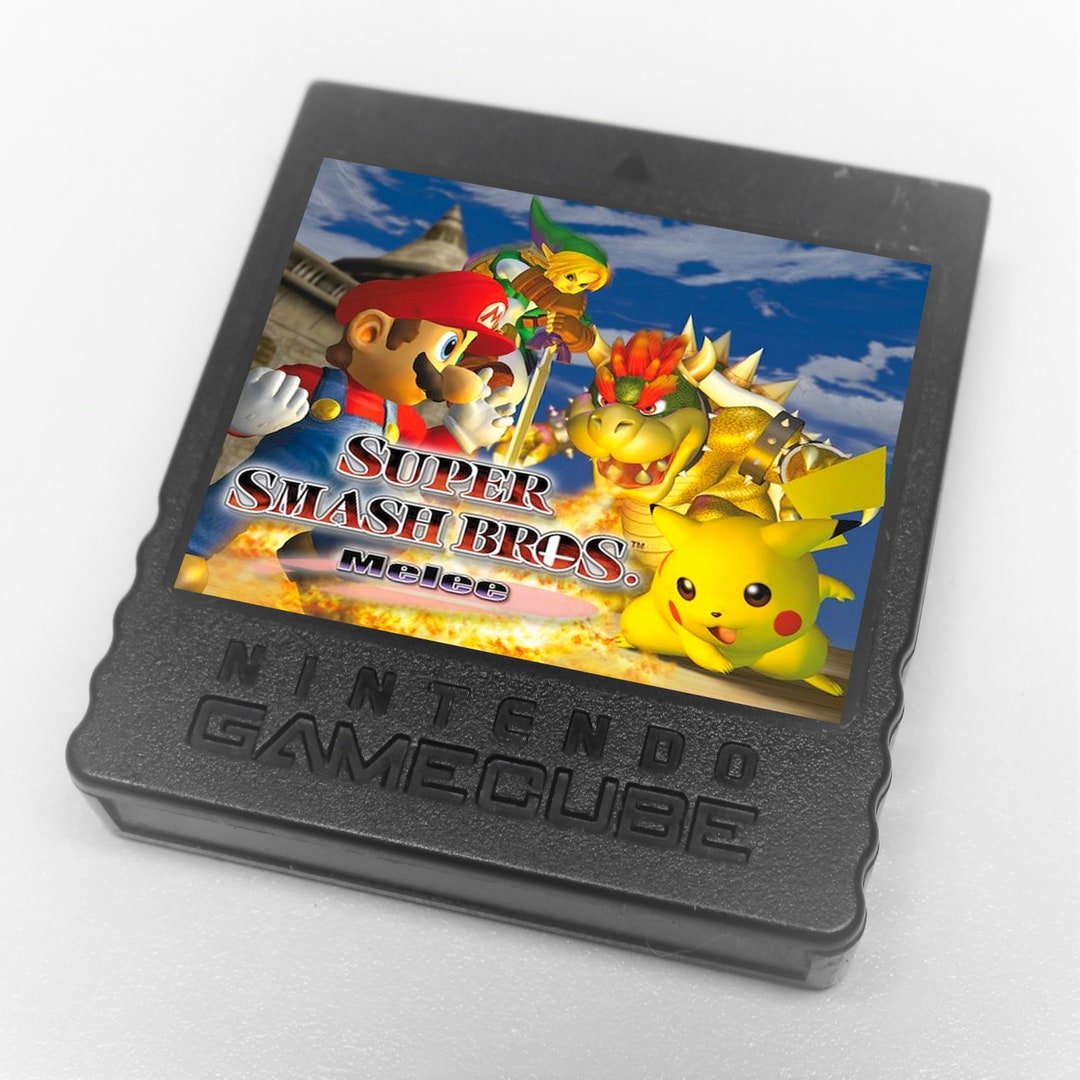 Custom Super Smash Bros. Melee Nintendo Gamecube Memory Card Stickers ...