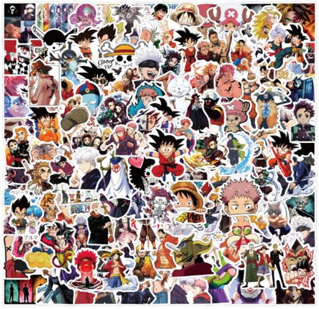 Kids Anime Stickers Mixed Pack,cartoon Characters Stickers Movie ...