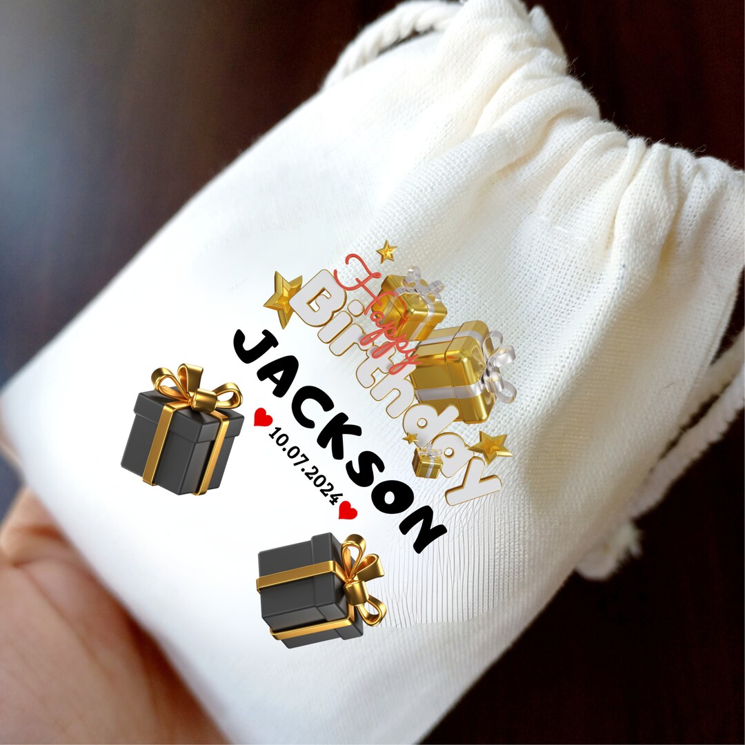 Customized Birthday Party Bags, First Birthday Gifts, Personalized Gift ...