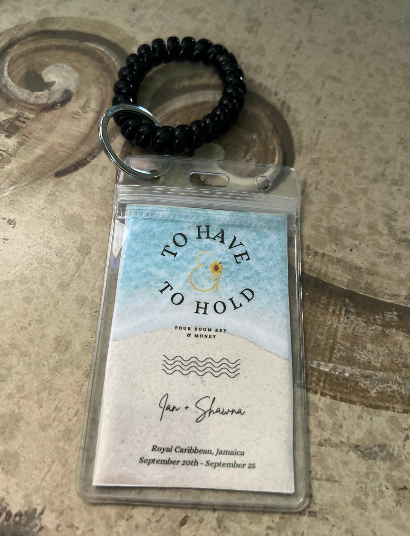 Room Key Card Tag Template, Printable Modern Key Card Pocket ...