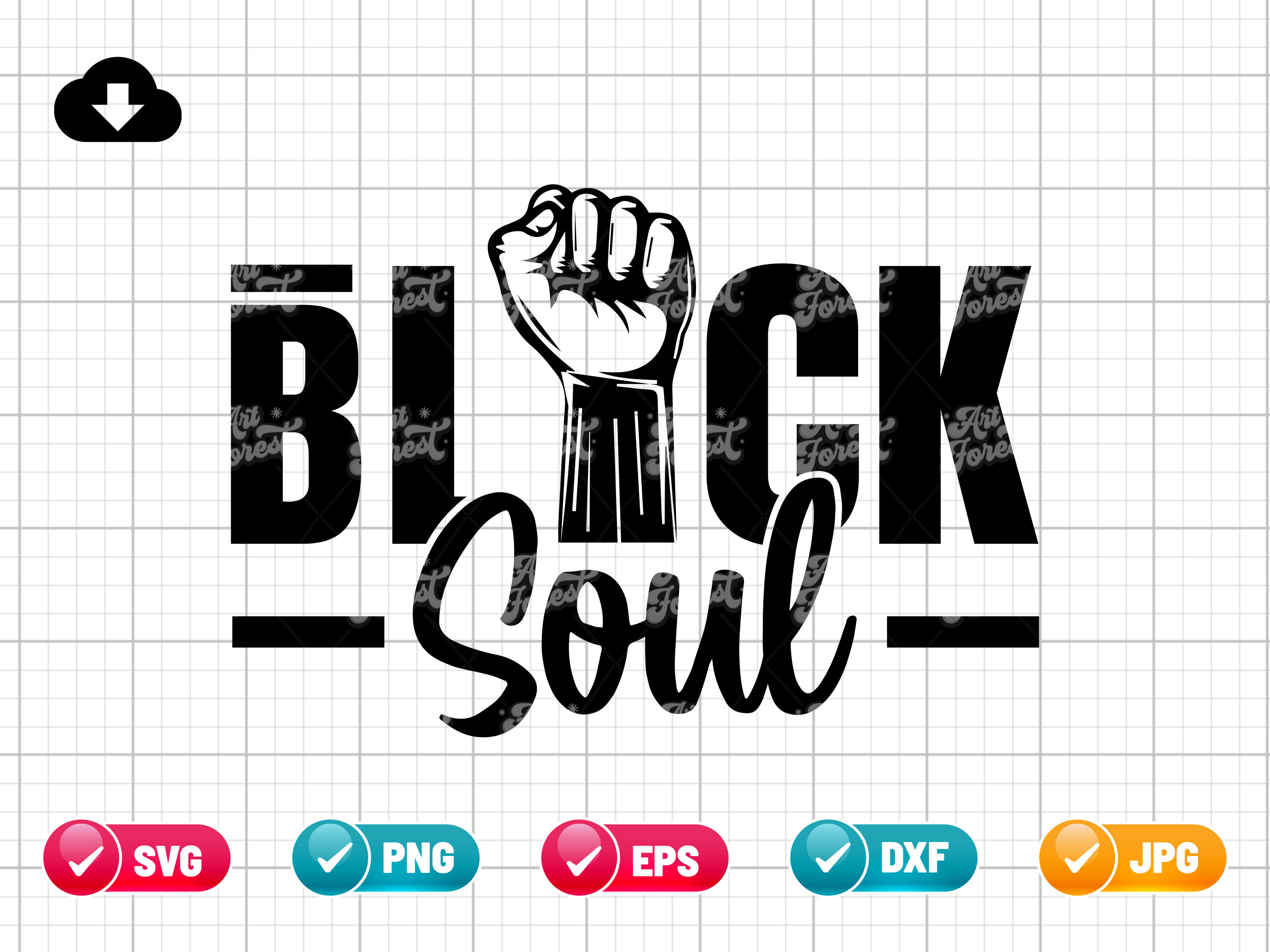 Black Soul SVG EPS PNG Black History Month Svg Black Woman Svg Black ...