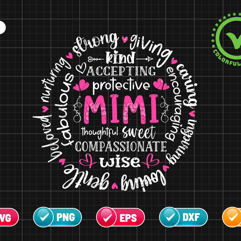 Mimi Svg - Etsy
