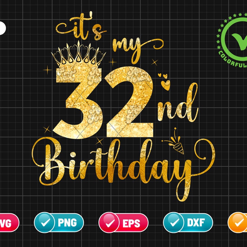 32nd Birthday - Etsy