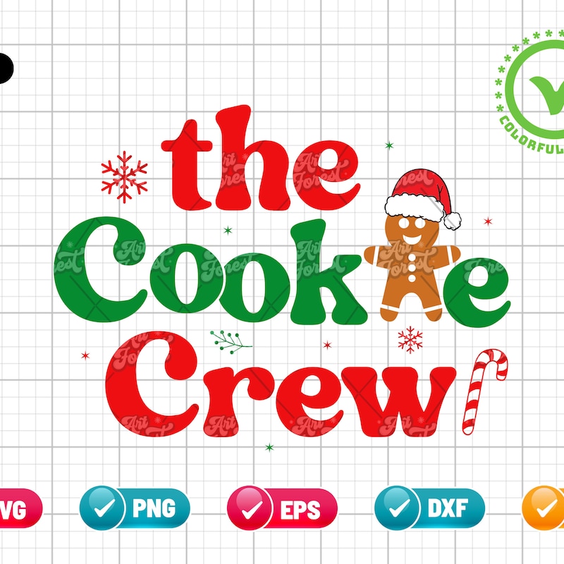 Cookie Crew Svg - Etsy